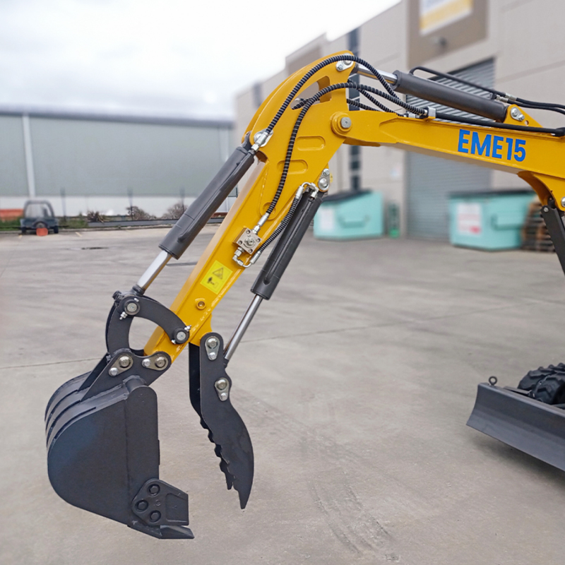 Kubota Engine EME15 Mini Excavator Swing Boom, Adjustable Track ...